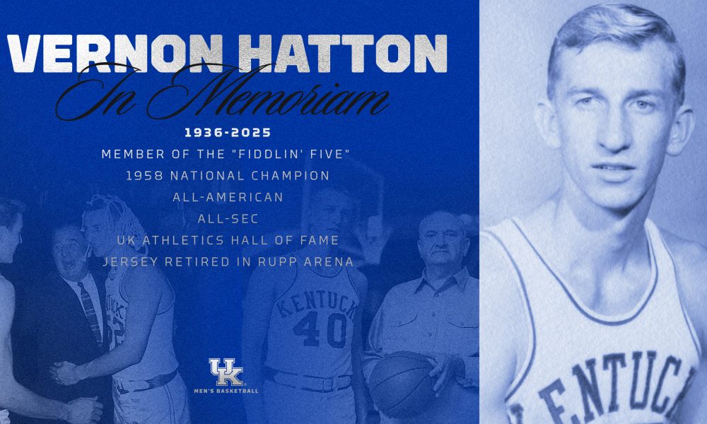 Vernon Hatton, Basketball Legend and UK Athletics Hall of Famer, Has ...